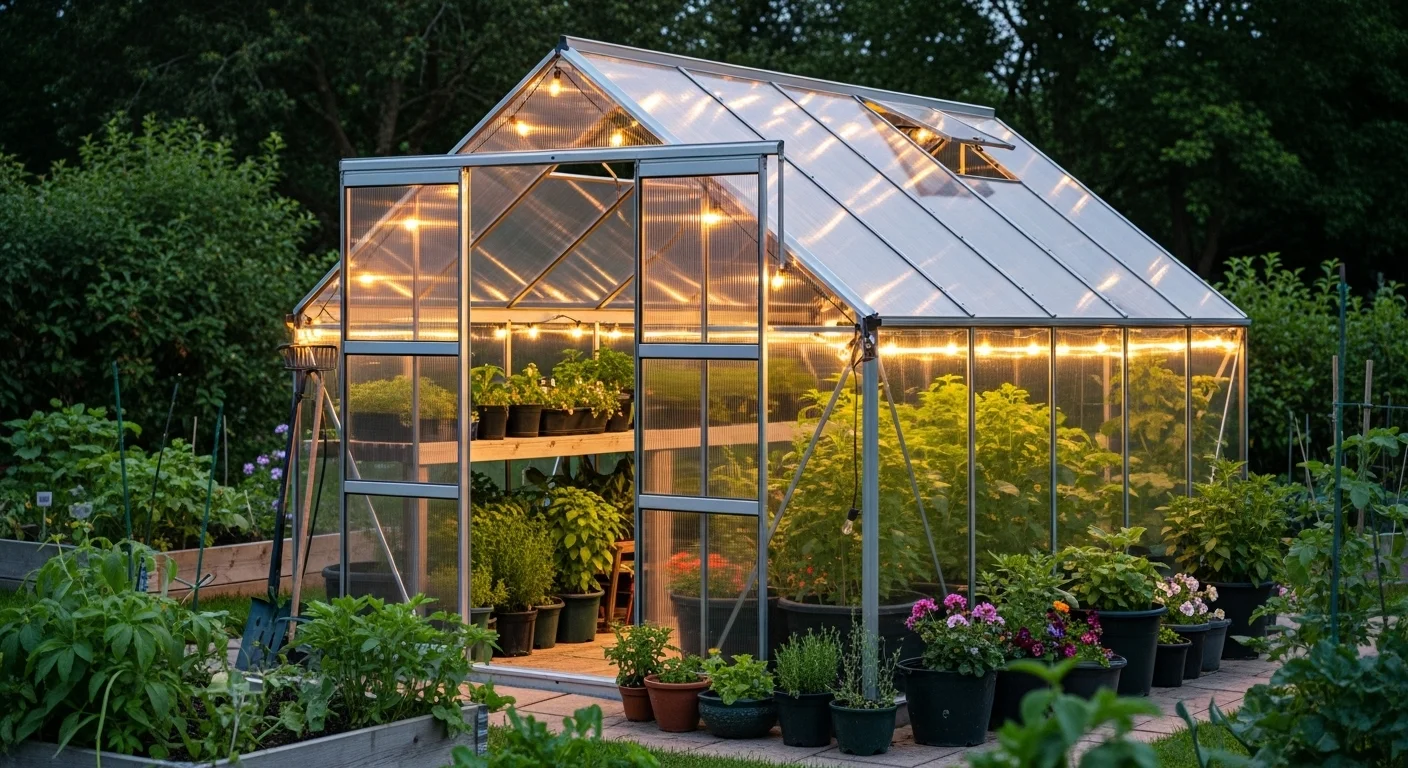 24 Cozy Backyard Greenhouse Ideas for Year-Round Growth ...