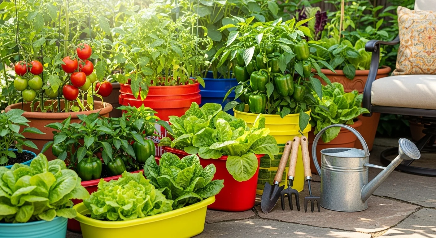 24 Easy Container Vegetable Gardening Hacks That Work - gardenpositive.com