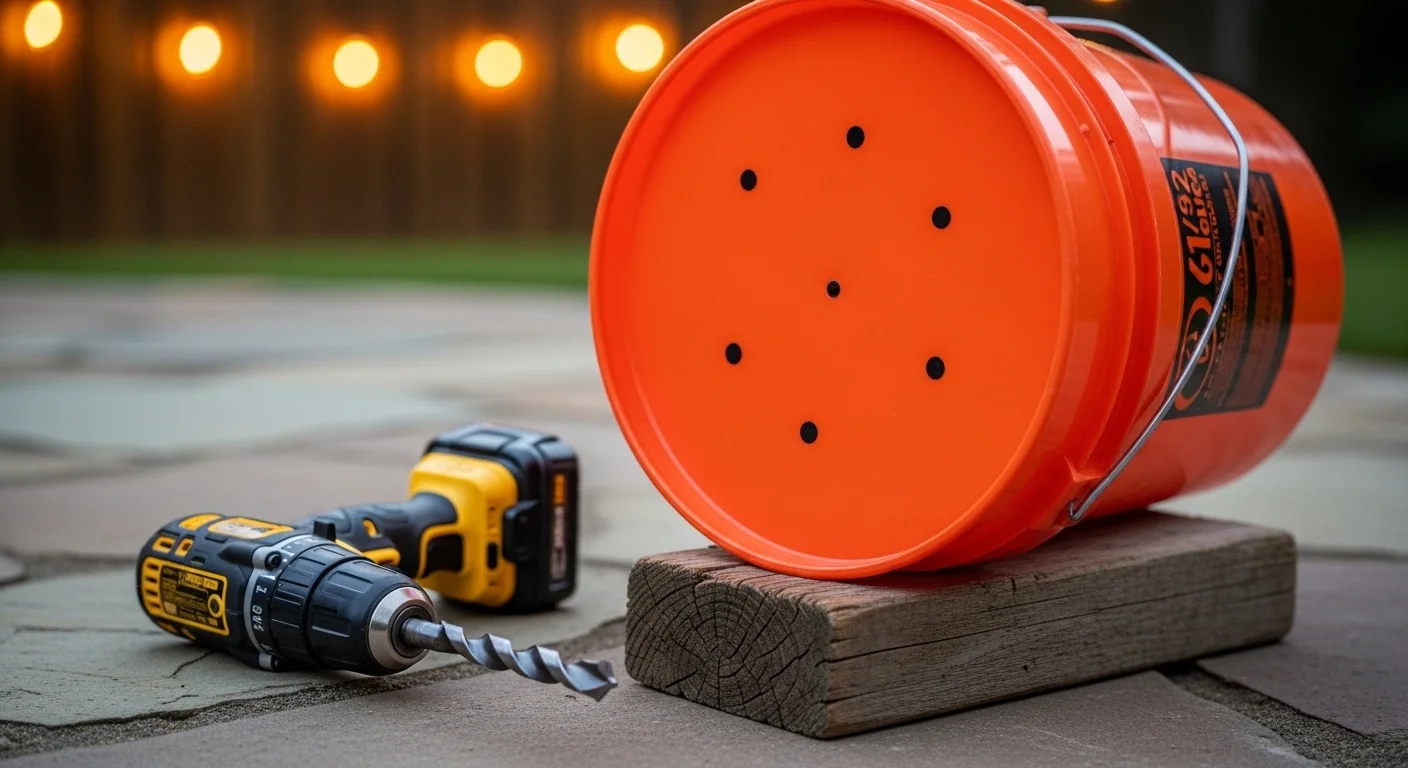 How to Drill Drainage Holes in Buckets (So Roots Don’t Rot ...